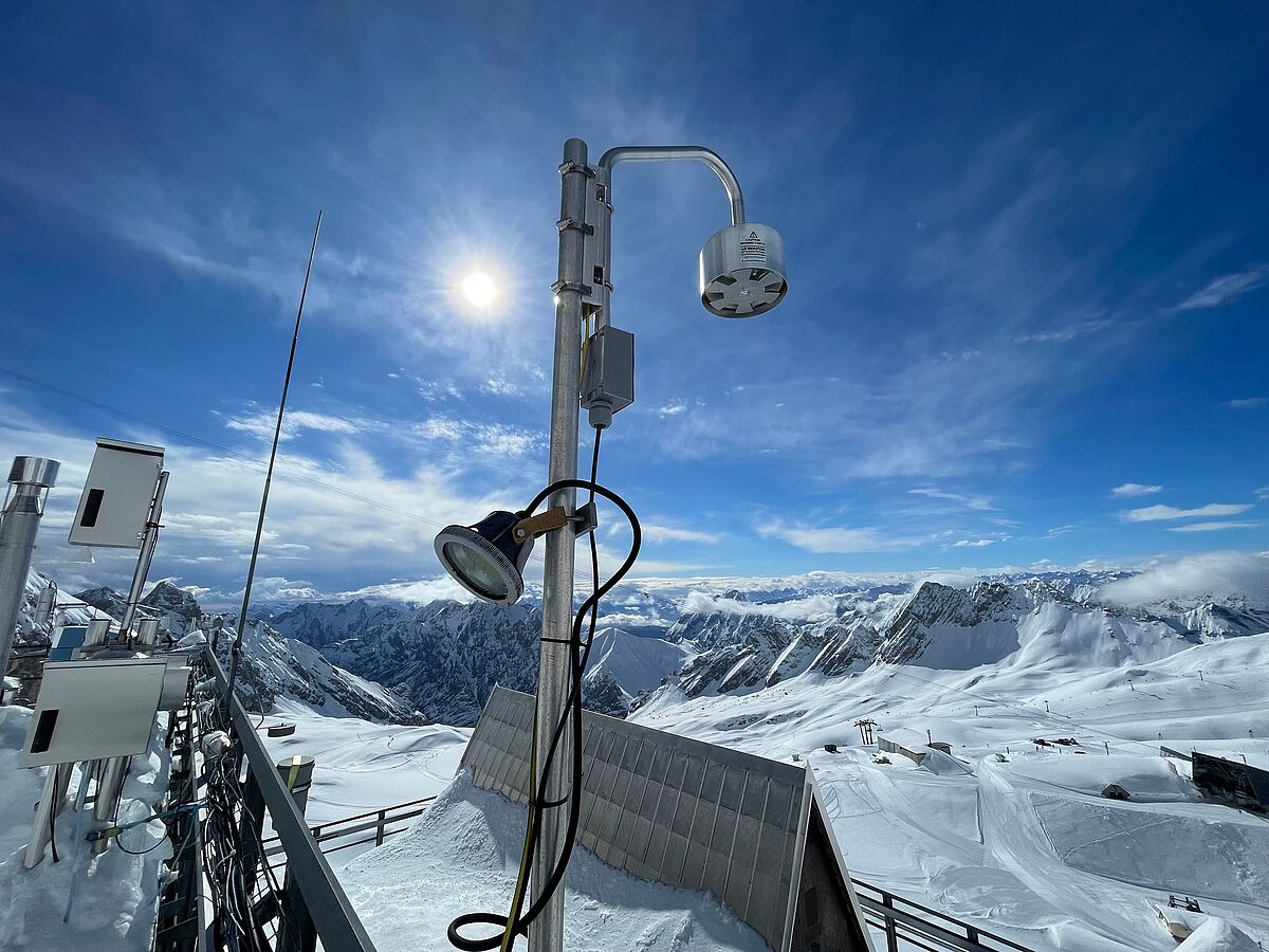 Schneefernerhaus - Neues SEVAN Projekt auf dem Schneefernerhaus